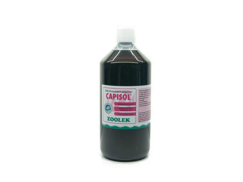 ZOOLEK CAPISOL 1000ml (Capitox) preparat pielęgnacyjny na nicienie przywry Sklep Akwarystyczny.EU